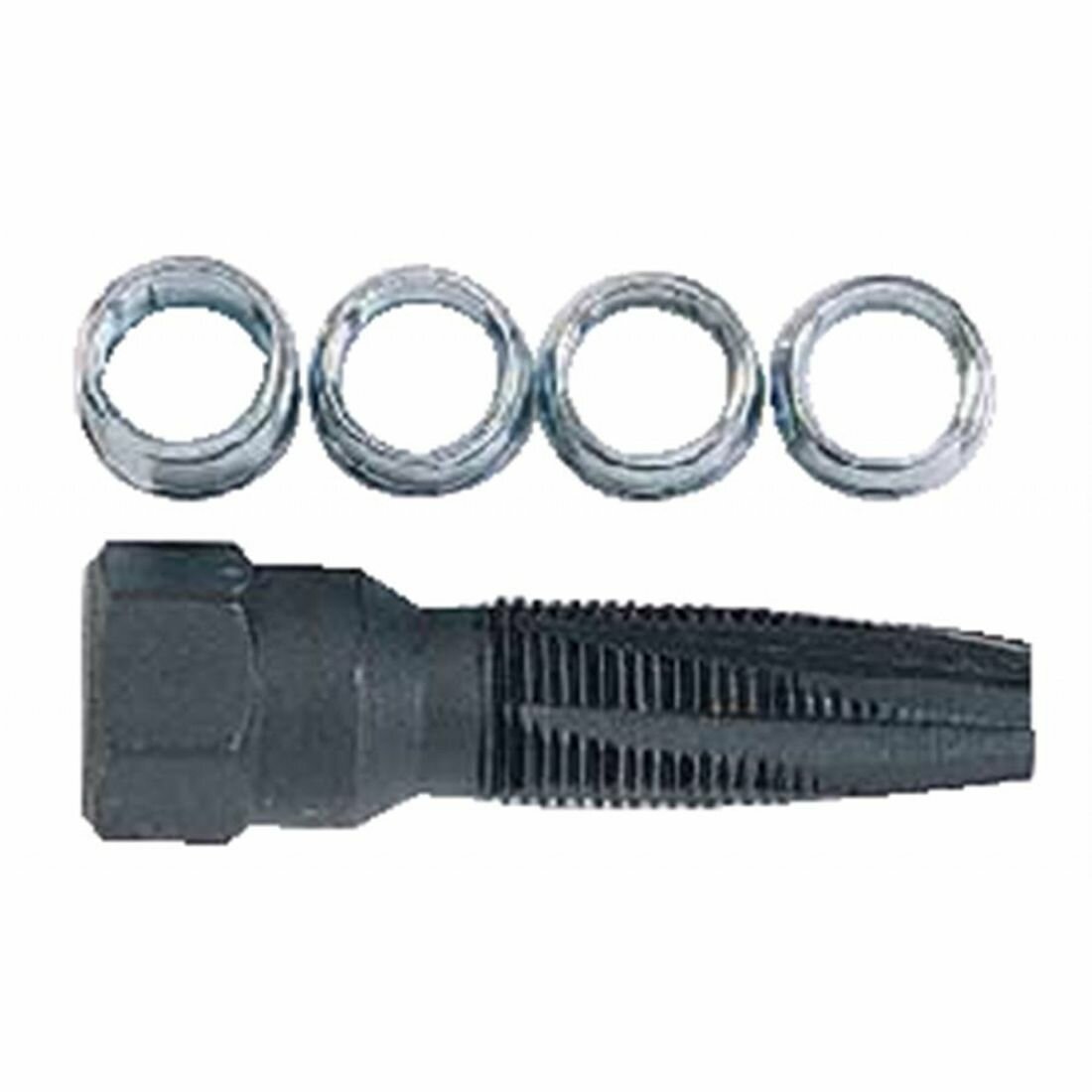 Набор метчика свечного 14 мм . И ремонтных футорок 3/8-3/4 5 предметов Force 64101