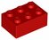 Деталь LEGO Кирпич LEGO Brick 2 x 3 3002 Red U