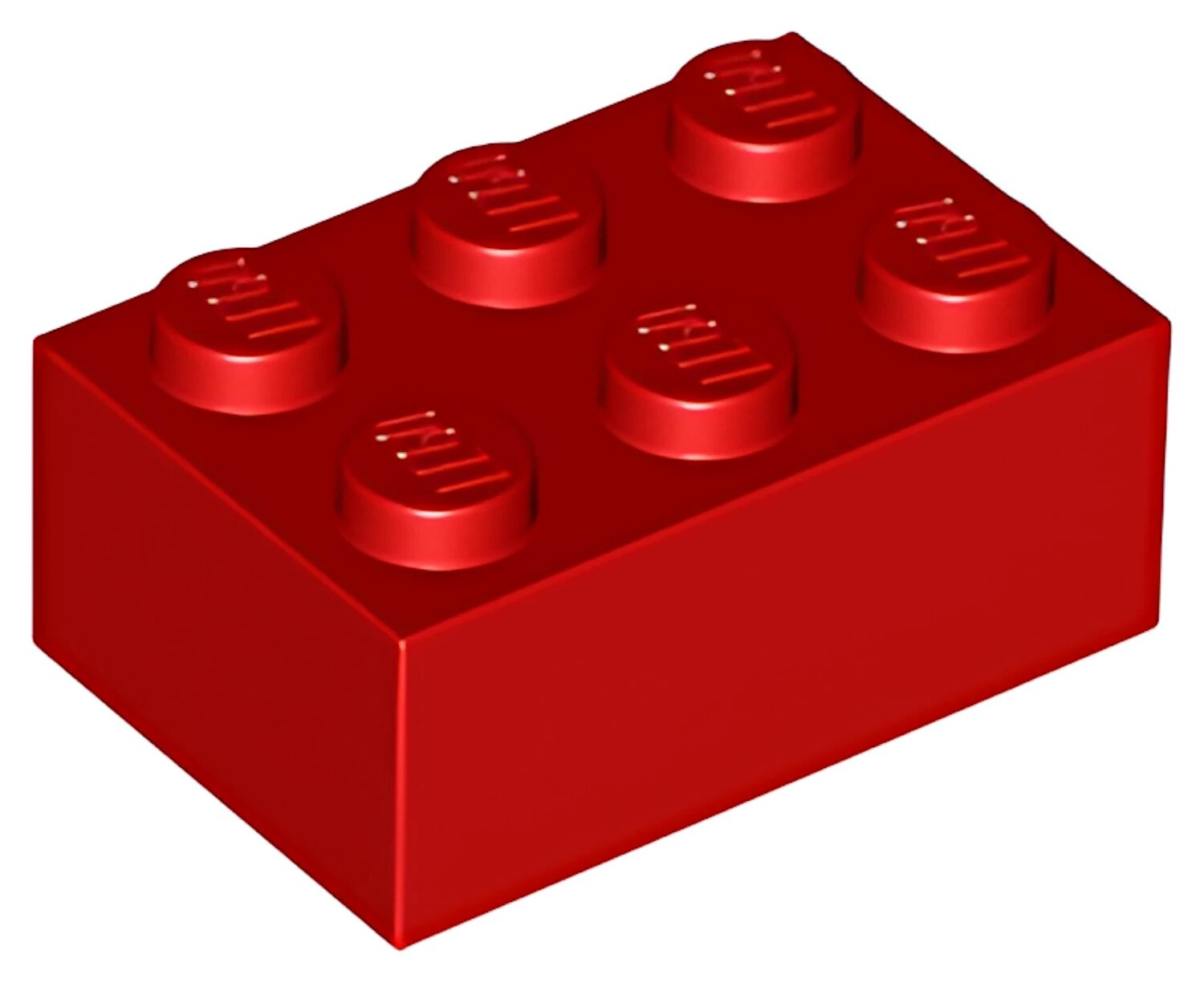 Деталь LEGO Кирпич LEGO Brick 2 x 3 3002 Red U