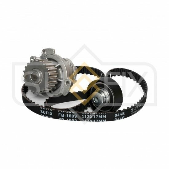 SUFIX Комплект ремня ГРМ с водяным насосом датсун он-до / DATSUN on-DO 2014-2017 1.6, лада гранта (2190) / LADA GRANTA (2190_) 2011-2019 1.6 FB1009K