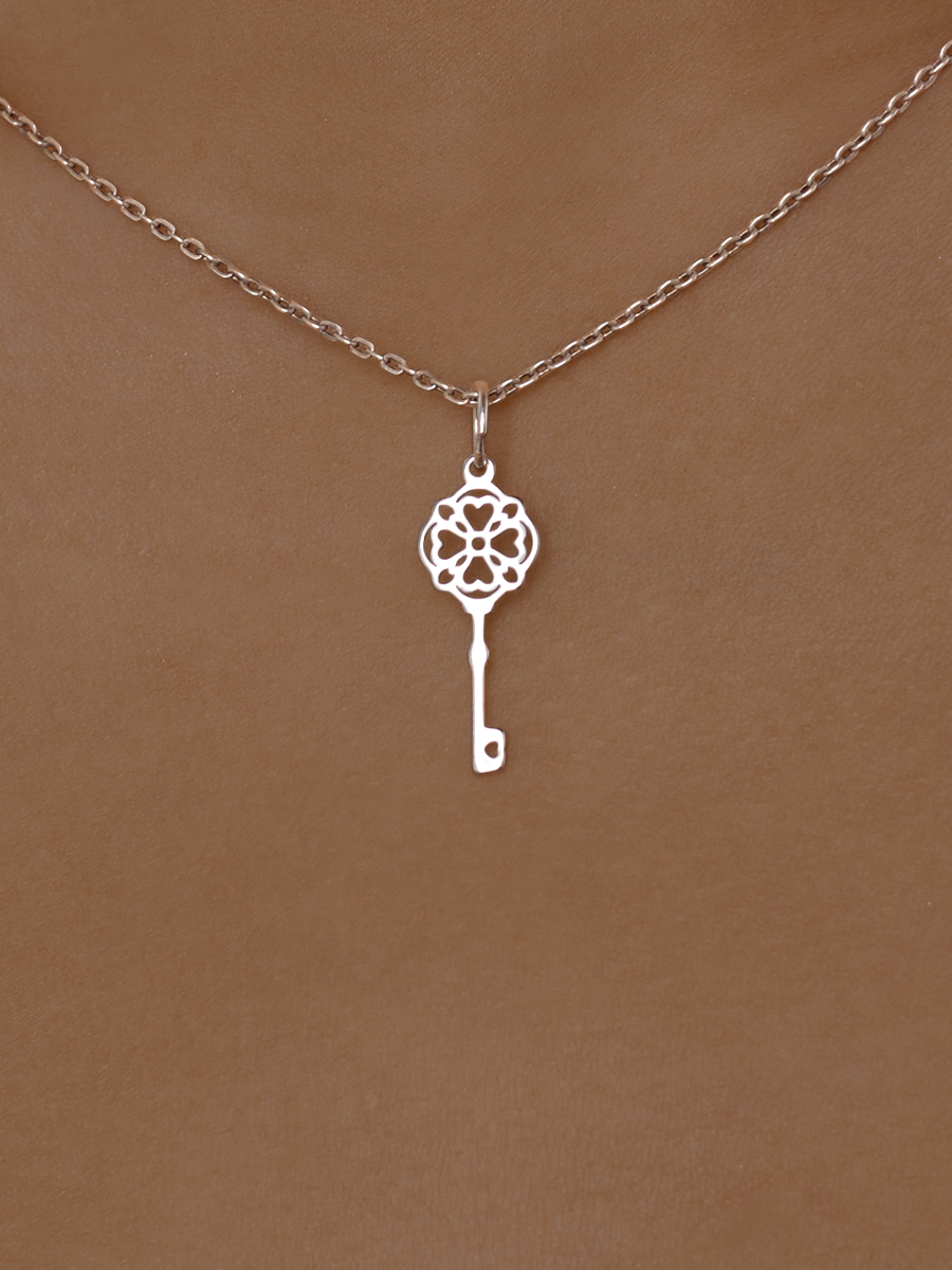 Подвеска, серебро, 925 проба, родирование