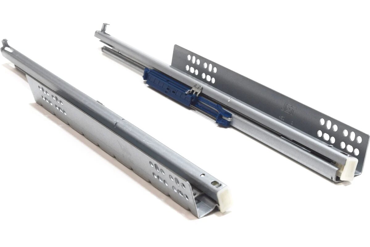 JET Направляющие VD 633FE Насадного монтажа с полным выдвижением Push Open, L500 мм