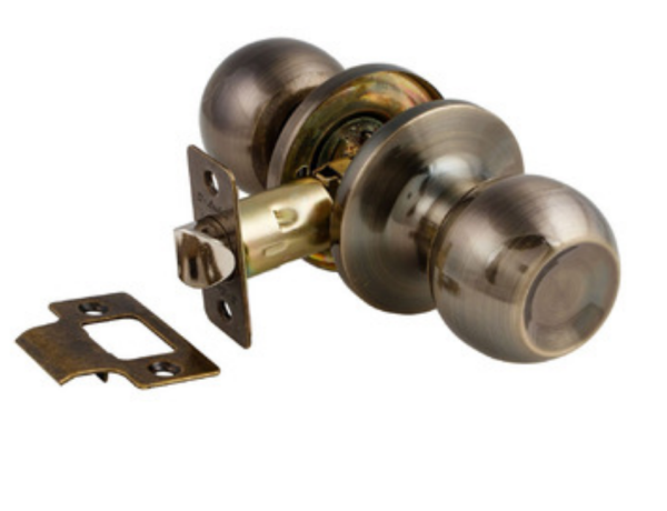 Ручка-Защелка дверная S-Locked 6072-05-PS AB бронза