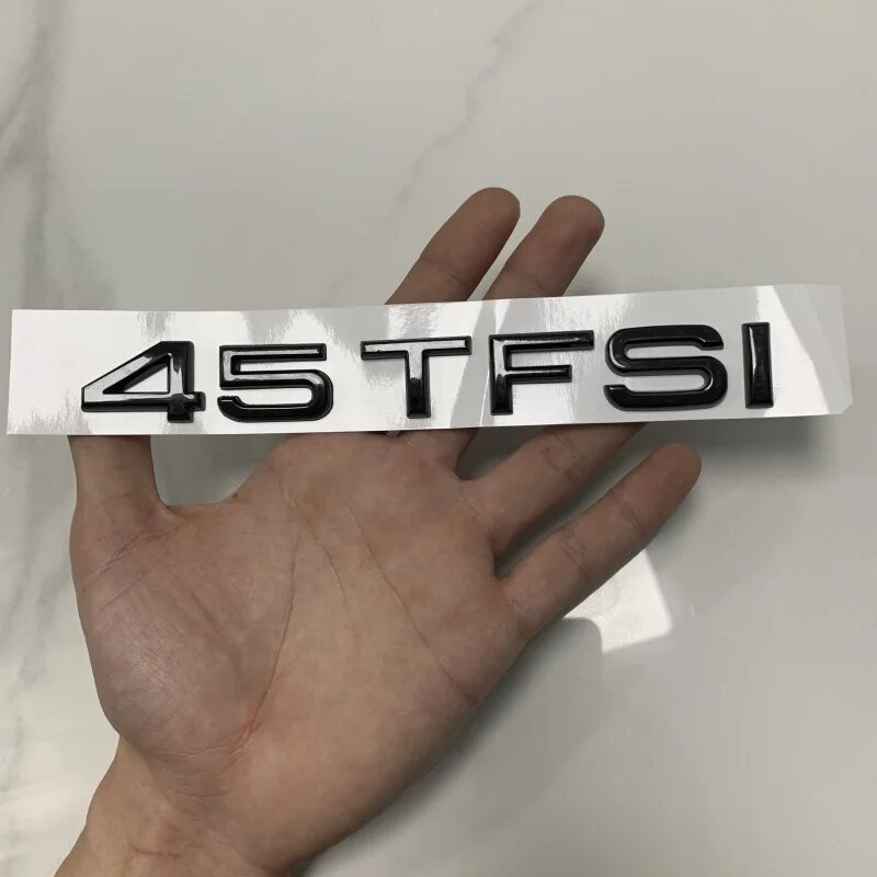 AUDI A6 4-кольцевой логотип ABS черный 2012-2024 Автомобильный капот передняя решетка задний багажник эмблема значок наклейка Quattro Sline A6 аксессуар ремонт 45TSFI 1p