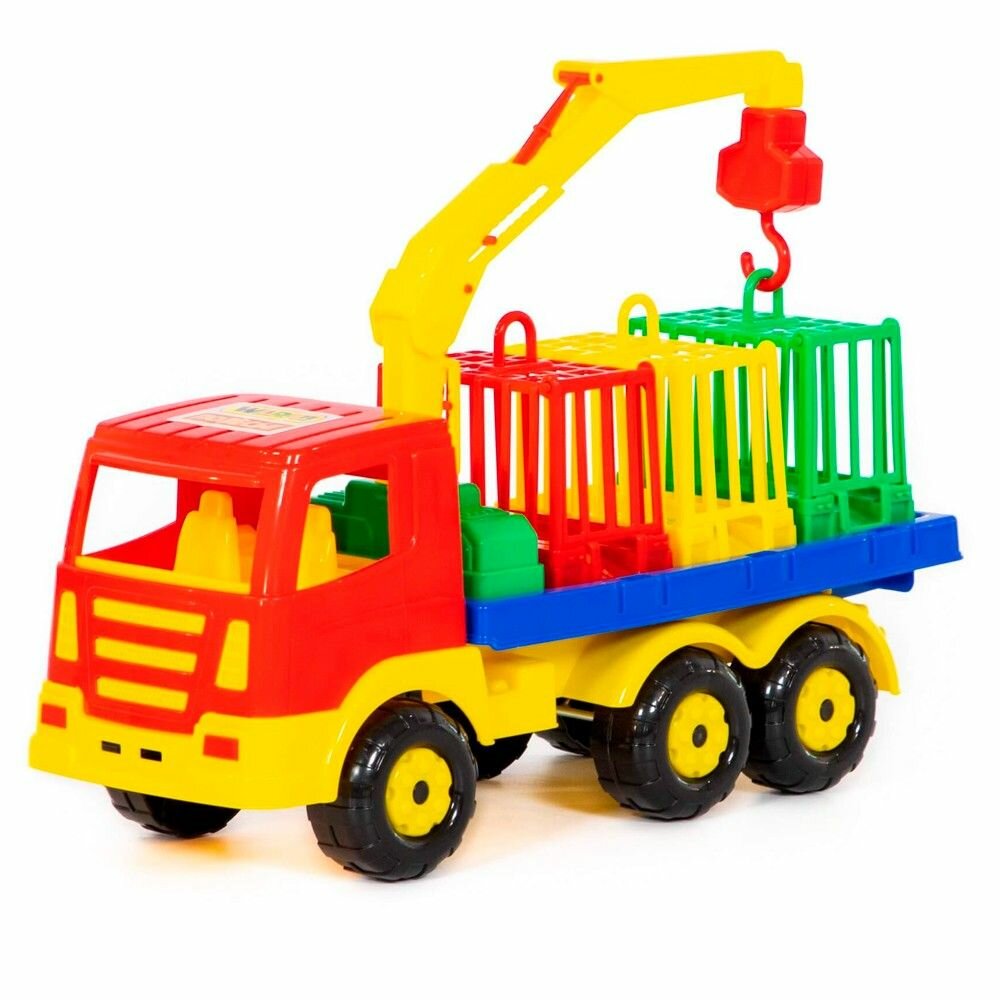 Автомобиль Полесье "Престиж" для перевозки зверей, Wader (44204)