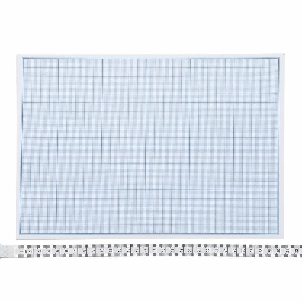 Бумага масштабно-координатная Евроснаб в листах, формат А4, в упаковке 50 листов