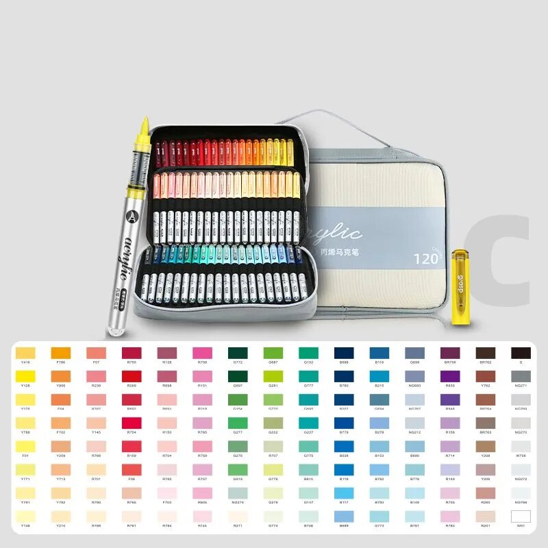 Grasp markers Набор маркеров Акриловый, толщина: 5 мм, 120 шт. для граффити