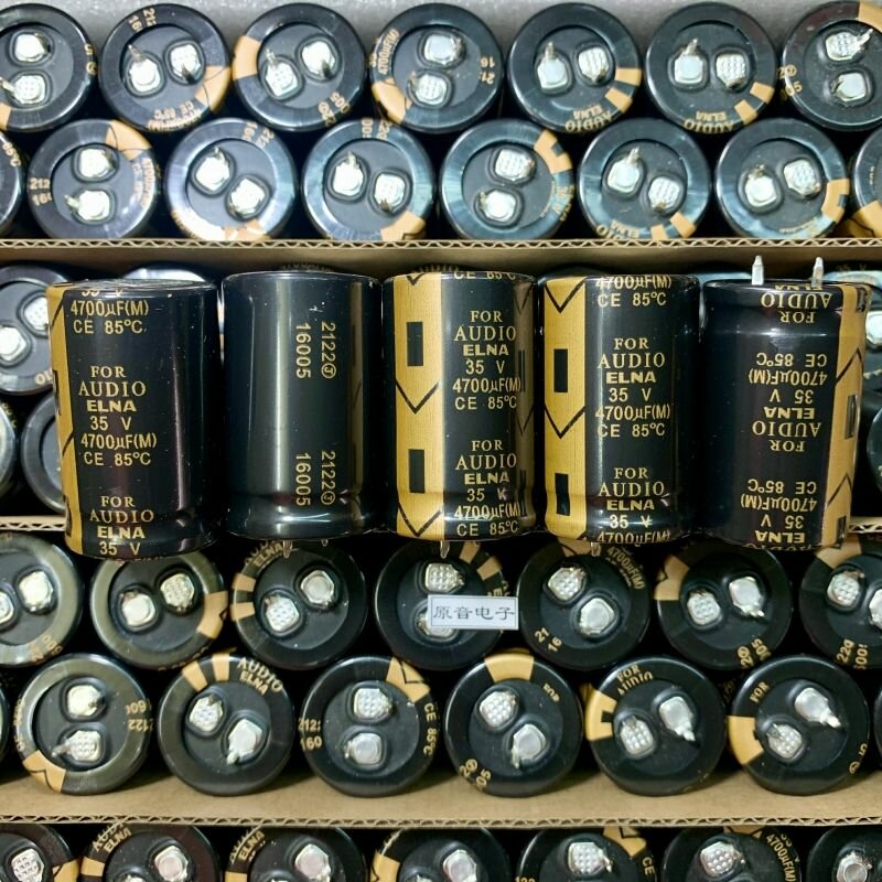 ELNA LAO Series 4700UF 35V FOR AUDIO AUDIO POWER SUPPLY FILTER CAPACITORS 1шт цена