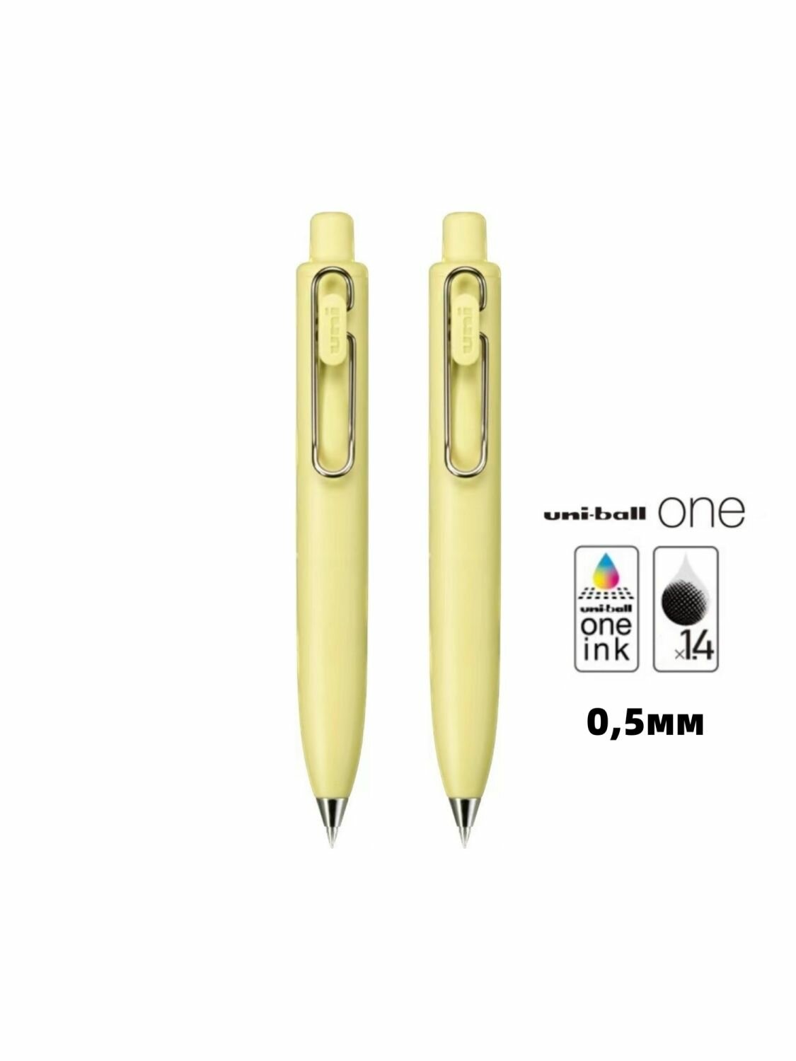 Гелевая ручка uni-ball one P с уникальными чернилами и стабилизирующим механизмом для плавного письма