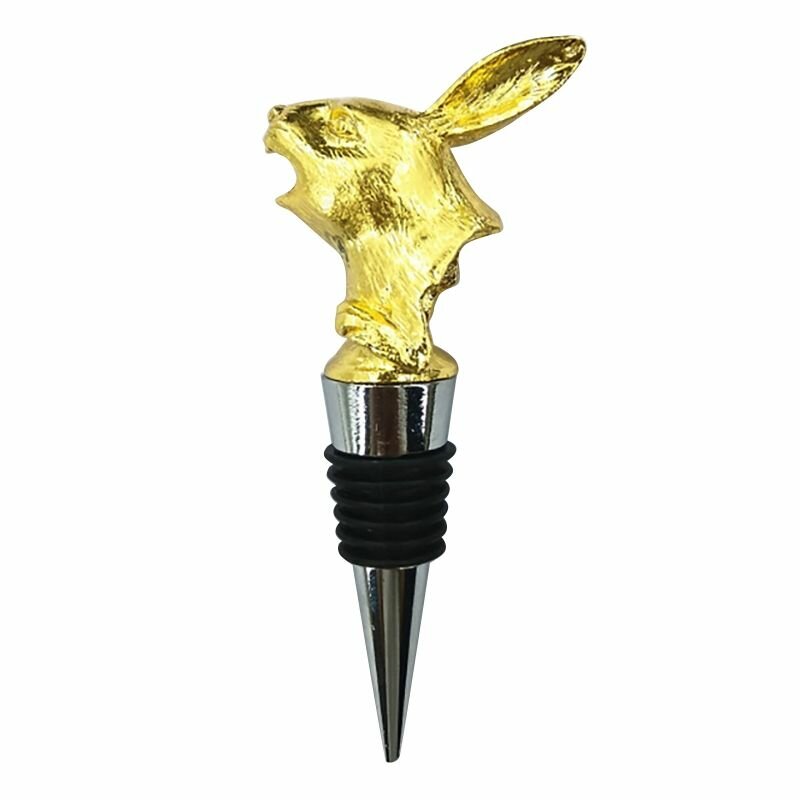 Пробка для бутылки с кроликом на Пасху