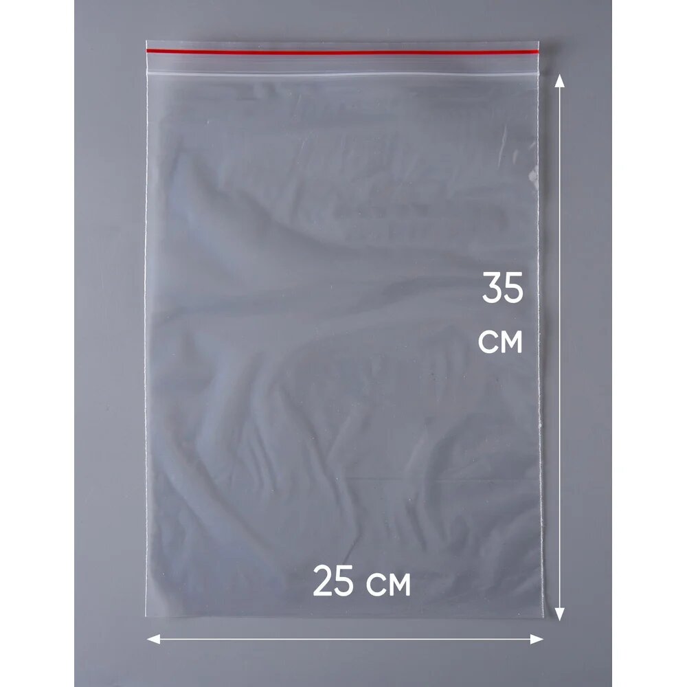 PACK INNOVATION Пакет с замком Zip-Lock Зип лок 25x35 см 60 мкм 100 шт IP00253560bp-100