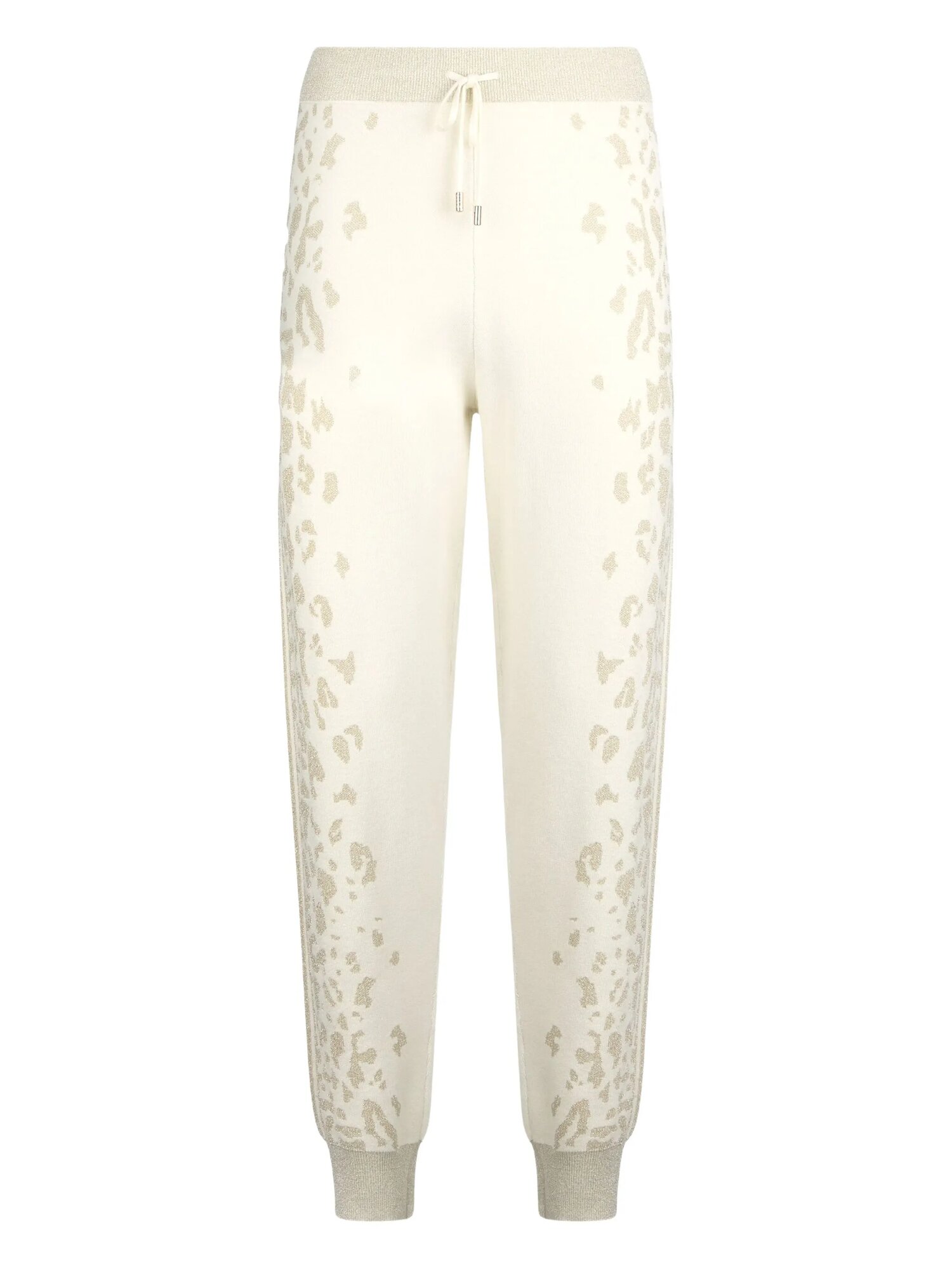 Брюки Брюки с эластичными манжетами и принтом