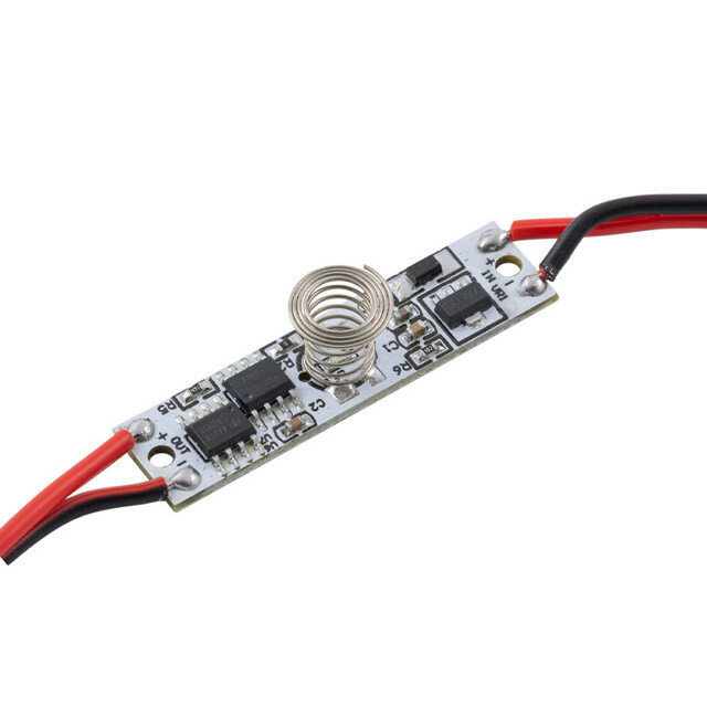 APEYRON сенсорный выключатель для алюминиевого профиля 6 мм 12/24В 36/72Вт диммируемый