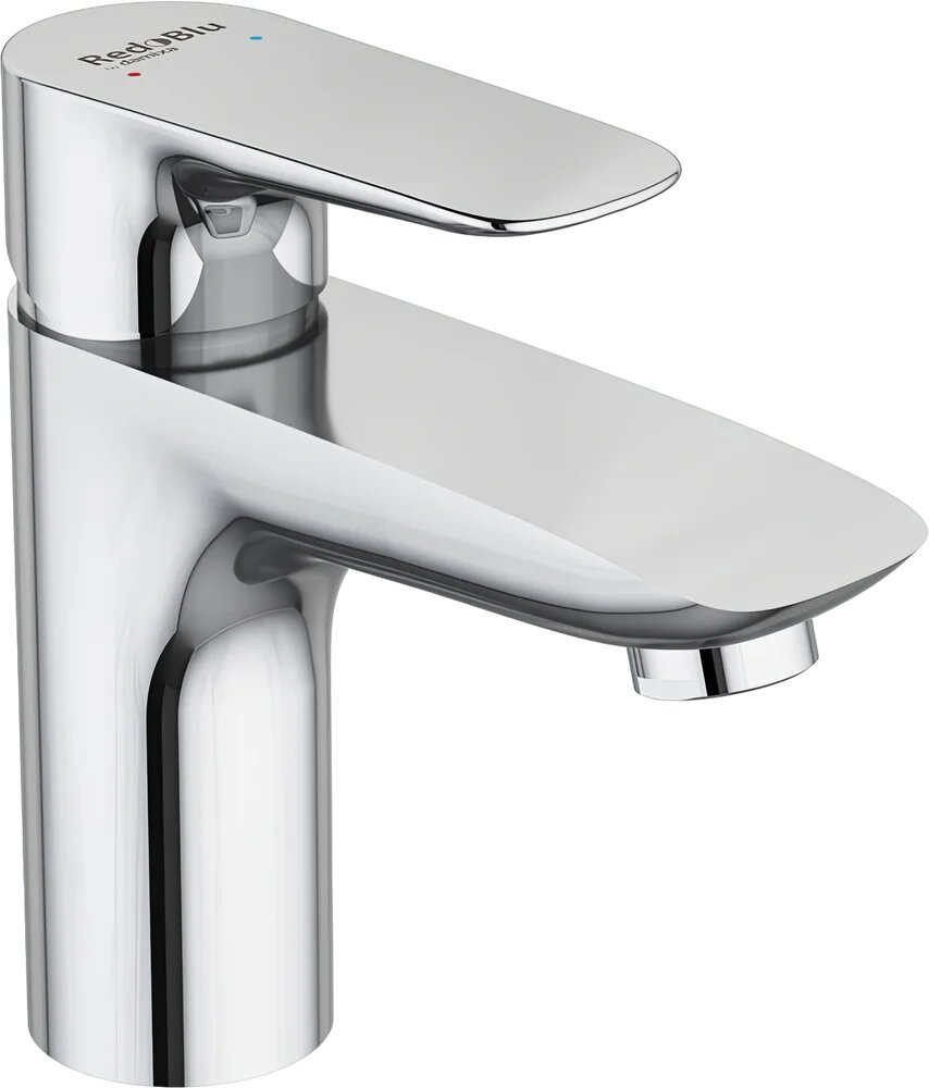 Смеситель для раковины Damixa RedBlu Origin Evo 2 780210000 хром, глянцевый, кран для ванной в раковину, из латуни, рычажный, с керамическим картриджем