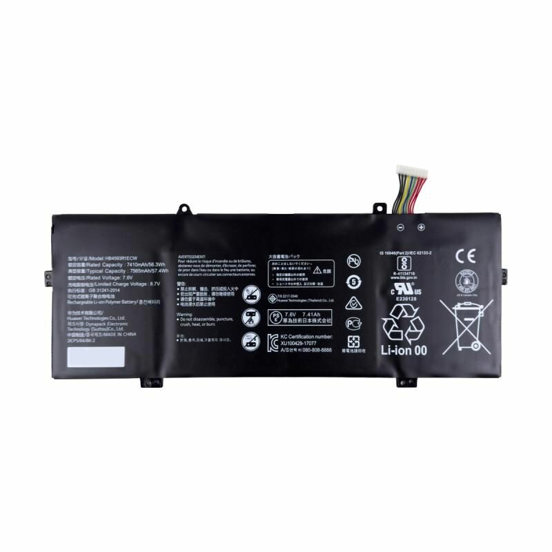 Аккумуляторная батарея для ноутбука Huawei (HB4593R1ECW) 7410 mAh