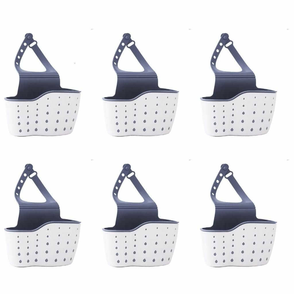 Корзина для сушки на кране Экономия места для влажных предметов, Белый