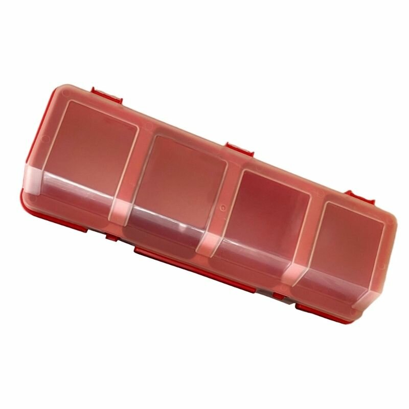 Коробка для хранения винтовых деталей-красный