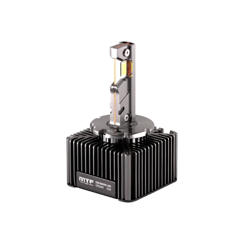 Светодиодные лампы MTF Light серия CYBER LIGHT PRO, D3S, 42V, 35W, 4250lm, 6000K, кулер, комплект CPD3K6