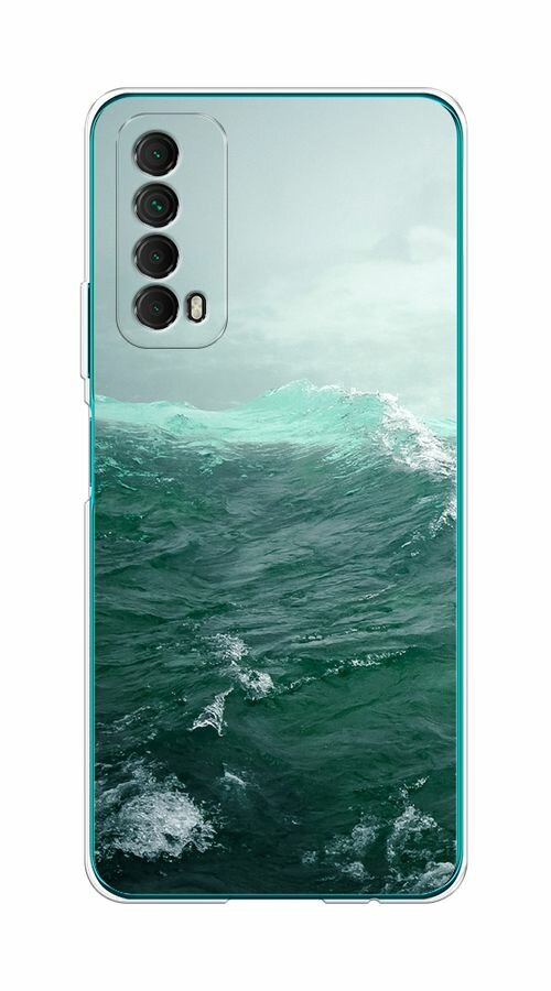 Чехол на Huawei P Smart 2021 / Хуавей П Смарт 2021 с принтом "Волны 12"