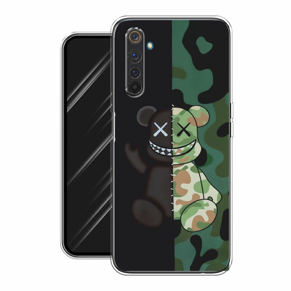 Чехол на Realme 6 Pro / Реалми 6 Про с принтом "KAWS 23 февраля 1" — фото 1