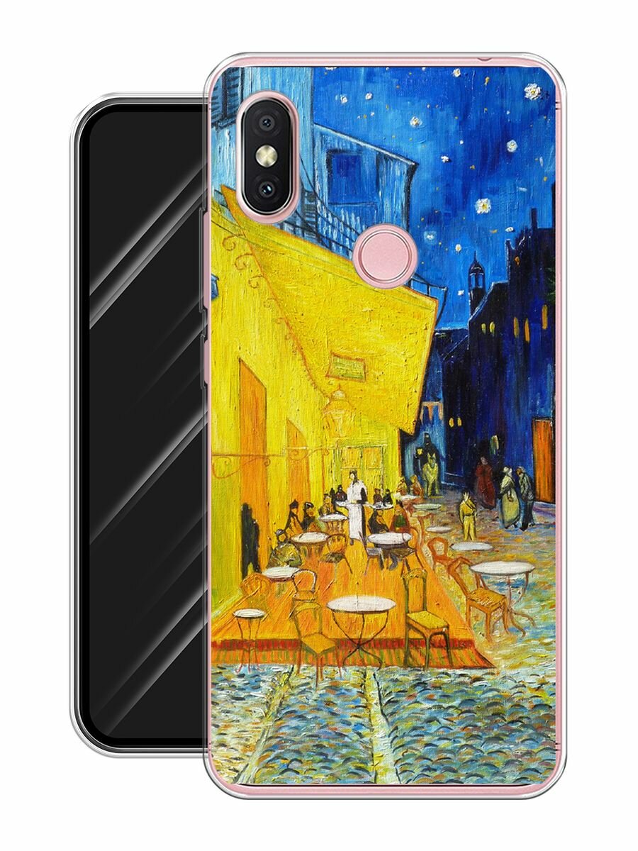 Чехол на Xiaomi Redmi S2 (Redmi Y2) / Сяоми Редми С2 (Редми Y2) с принтом "Ван Гог Желтый дом" — фото 1