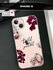 Чехол на Apple iPhone 13 / Айфон 13 с принтом "Надпись в цветах"