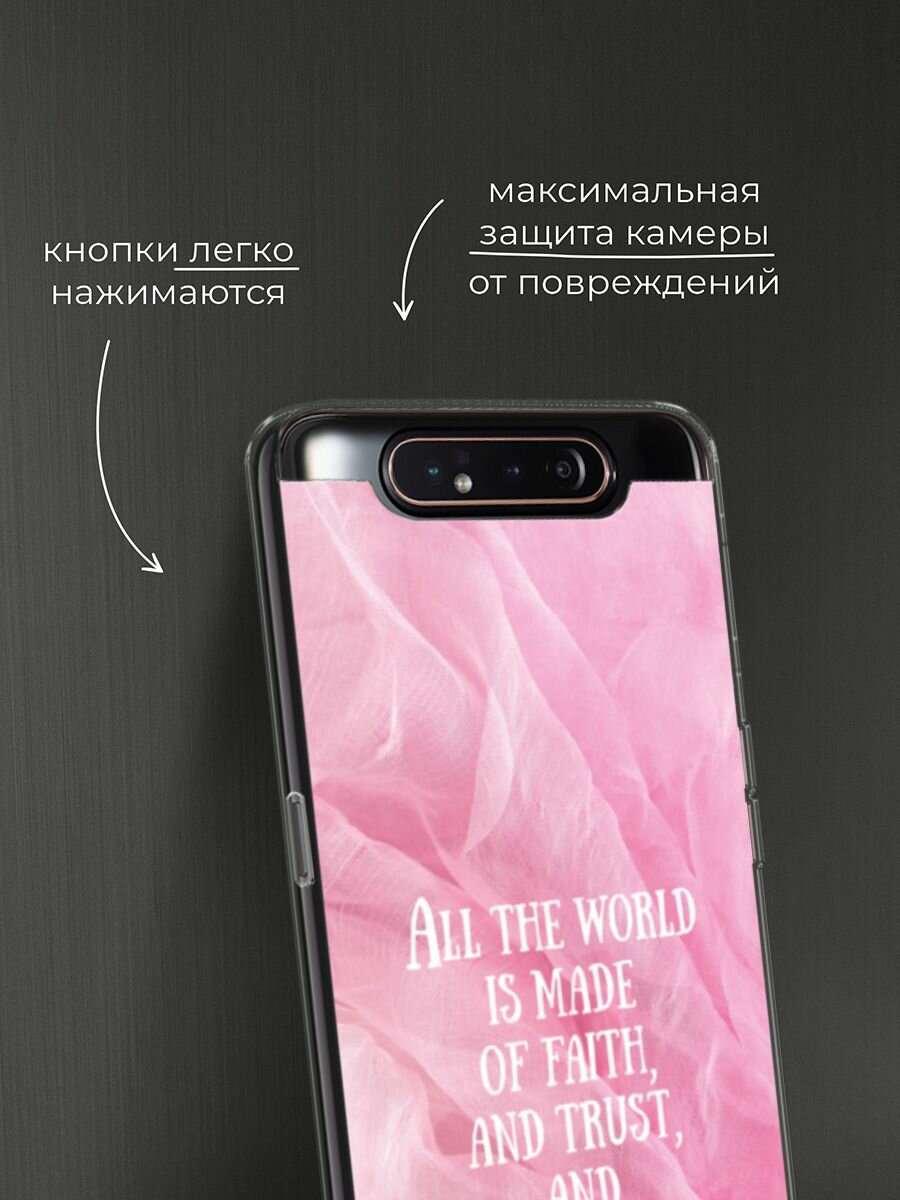 Чехол на Samsung Galaxy A80 / Самсунг Гэлакси A80 с принтом "Pixie dust - 8 марта" — фото 1