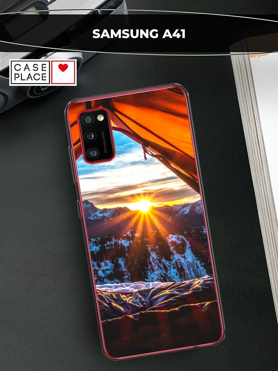 Чехол на Samsung Galaxy A41 / Самсунг Галакси А41 с принтом "Горы 7"