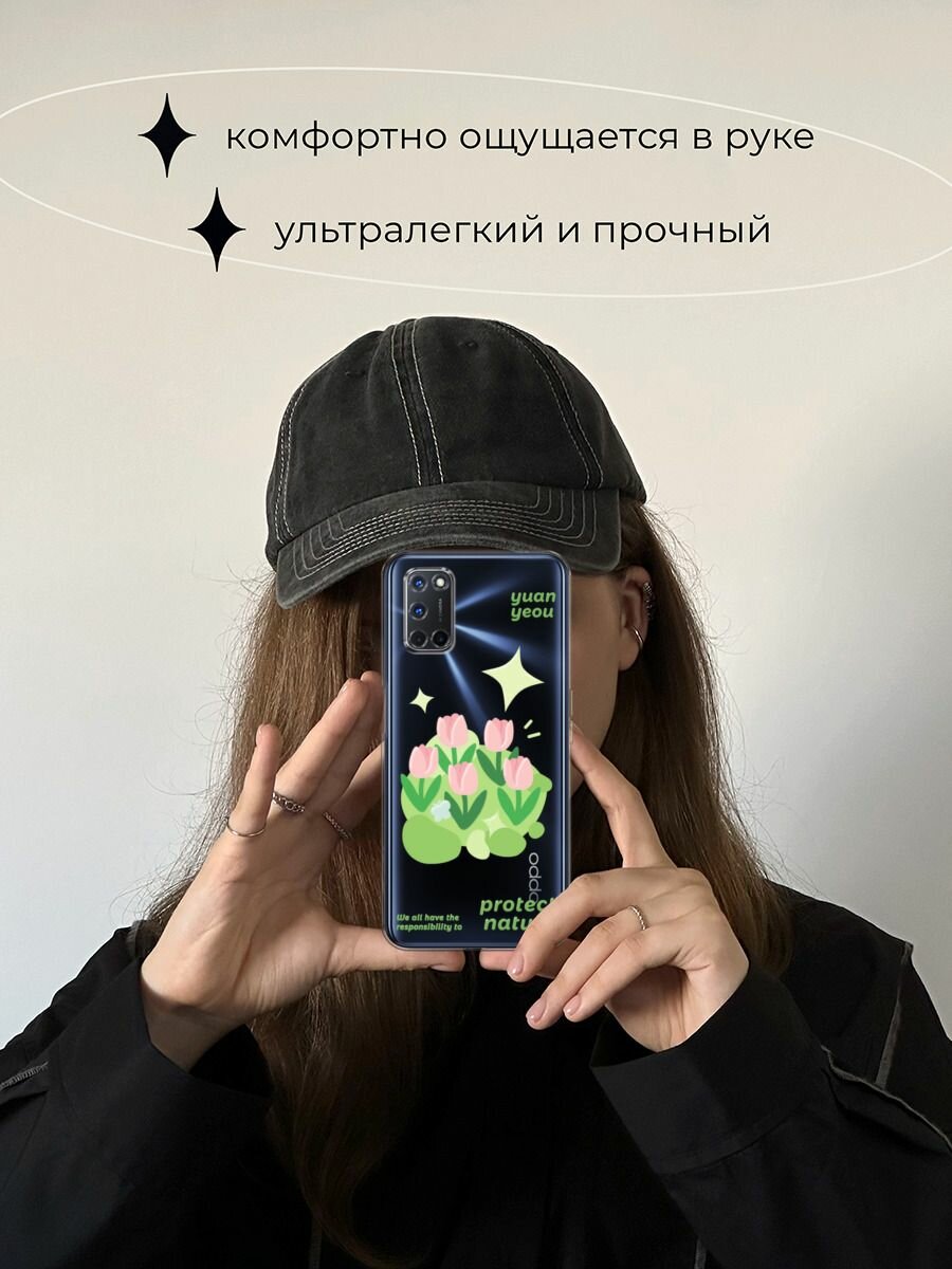 Чехол на Oppo A52/A72 / Оппо A52/A72 с принтом "Protect nature" — фото 1