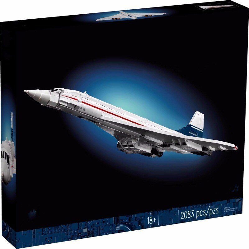 Конкорд модель с блоками для детей и взрослых заинтересованных в моделях самолетов