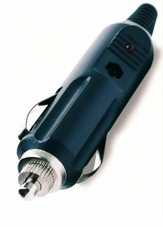 Штекер прикуривателя автомобильный с предохранителем для провода