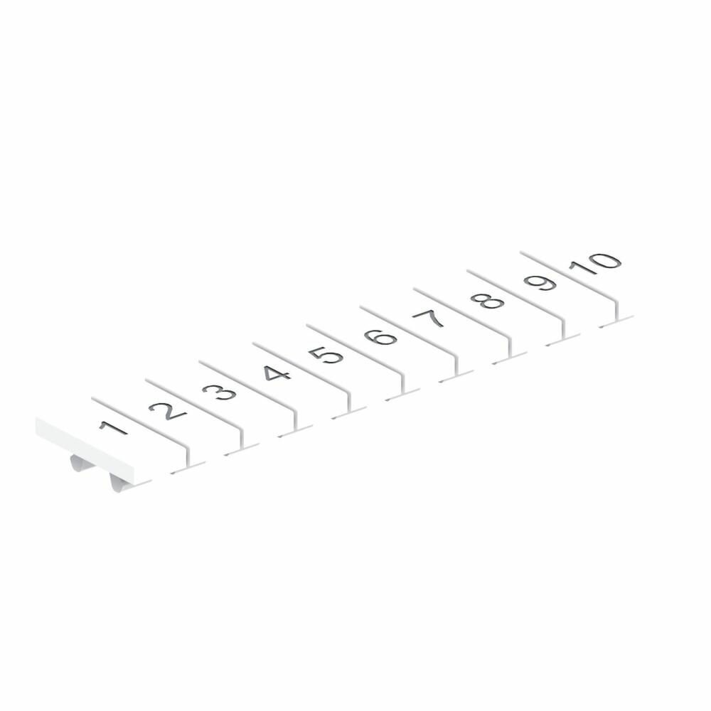 Маркер для клемм КЭАЗ Ш 6 мм "1-10", 70 шт, OptiClip MC6-H-1-10