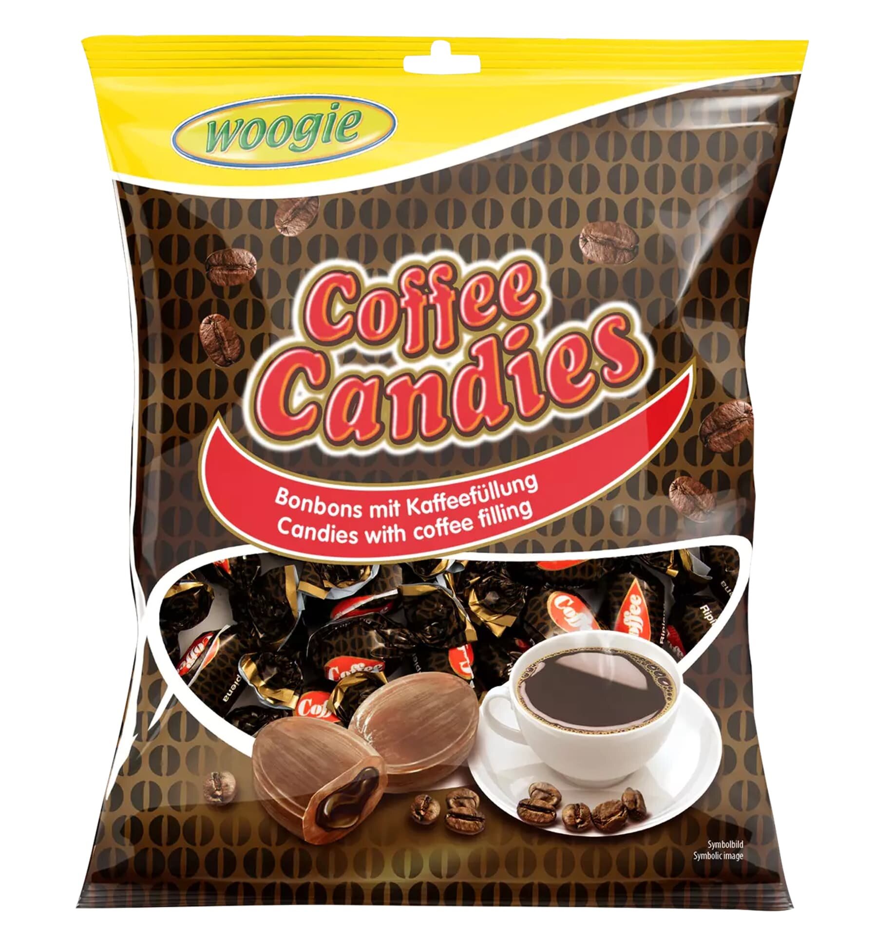 Карамель леденцовая со вкусом кофе WOOGIE Coffee Candies (Австрия) 150 гр.