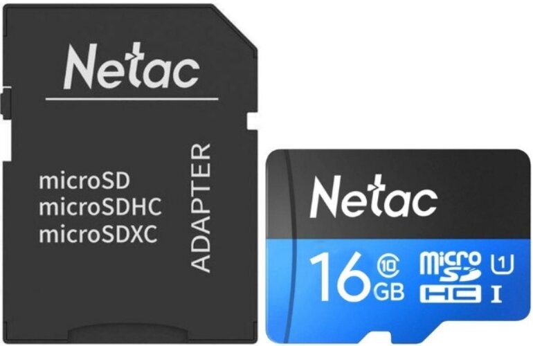 Карта памяти microSD Netac 16Gb (NT02P500ECO-016G-R)