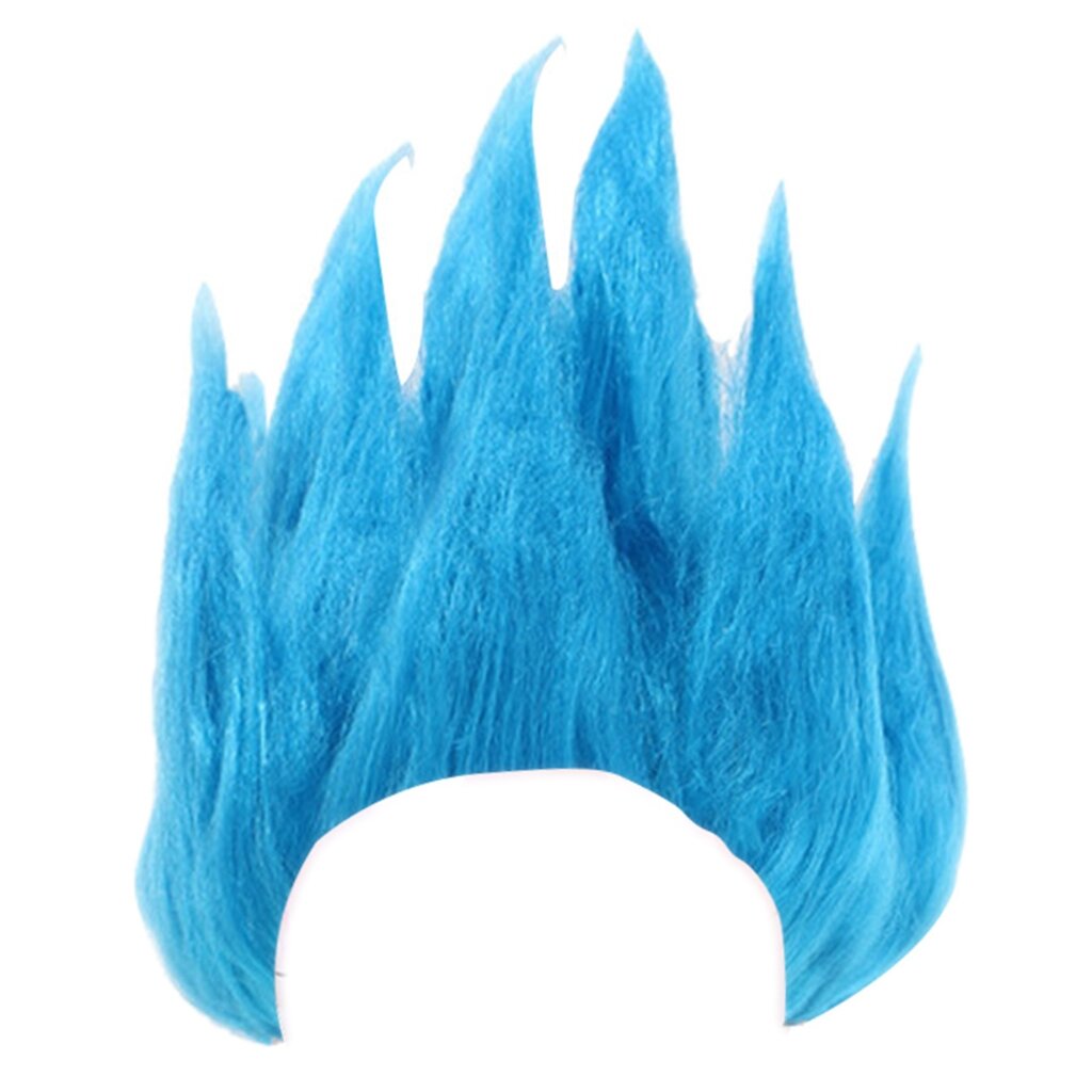 Парик для детского представления в стиле косплея-синий