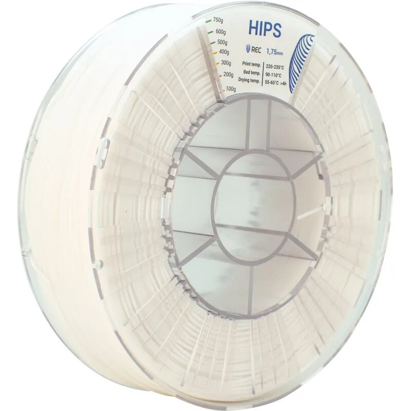 Катушка HIPS пластик REC 1.75мм натуральный 1984919 RR7L2111