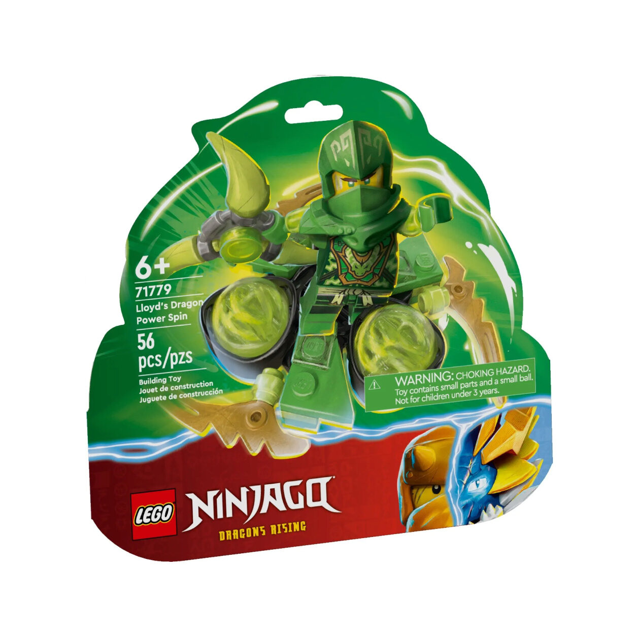 Конструктор LEGO унисекс Lloyd's Dragon Power Spinjitzu Spin 71779, 56 деталей, Ниндзяго