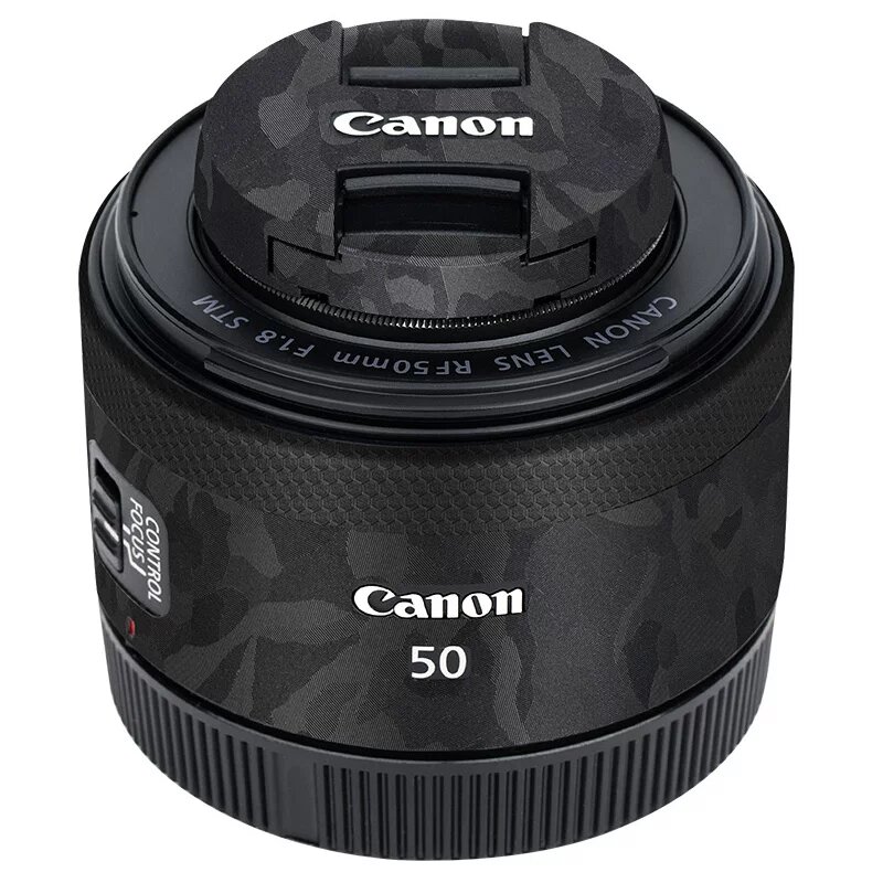 Защитная пленка для объектива Canon RF50 F1.8/RF16 F2.8 с 3M высокотяговой бесследной клейкой лентой в камуфляжном