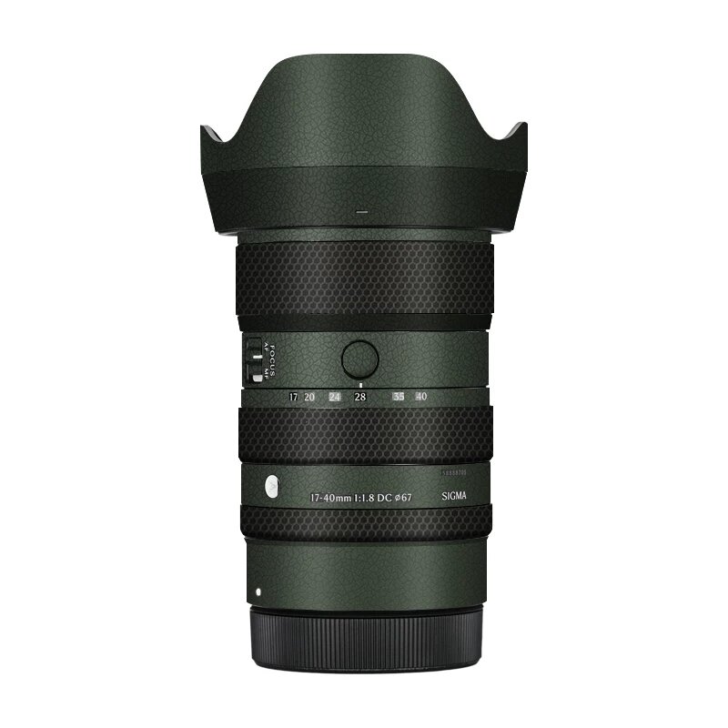 3M Защитная пленка для объектива Canon RF Mount, зеленый с текстурой кожи - полная защита для объектива Sigma 17-40mm