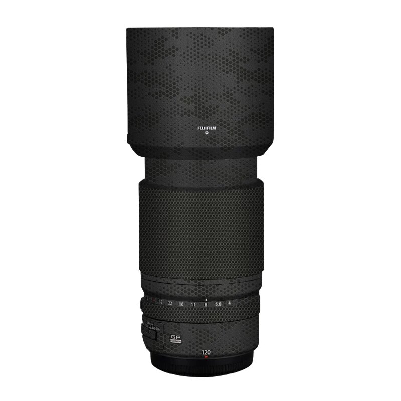 Защитная пленка для объектива Fujifilm GF120 F4 с матовой поверхностью, черный с узором змеиной чешуи, устойчивая к