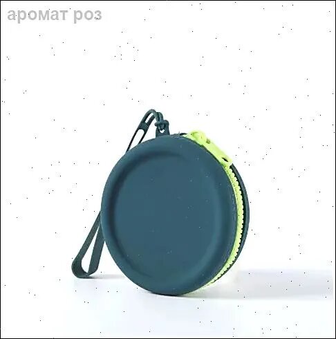 Силиконовый мешочек для лакомств для собак, карманный размер, легко моется, без запаха, на молнии, влагостойкий, дорожная сумка для прогулок- 1шт.