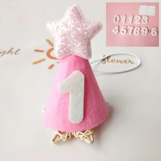 Праздничный колпак для собак и кошек Розовый, pink