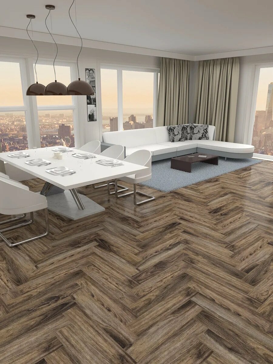 Кварц виниловый ламинат Деккер VKFH 78 43 класс, водостойкий (цена за кв. метр)