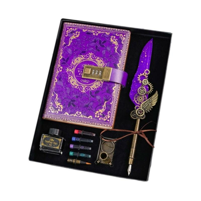 Дневник для детей с замком, Фиолетовый