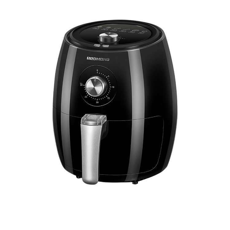 Аэрогриль Redmond RAG-246 черный (1500 Вт, механическое управление, объем колбы: 3 л)