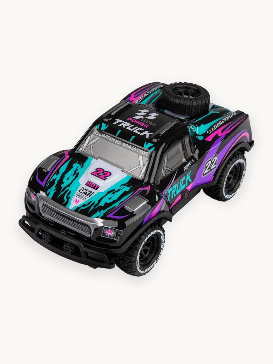 Радиоуправляемая машинка для дрифта, 18 см, 7 км/ч, с подсветкой, на пульте управления