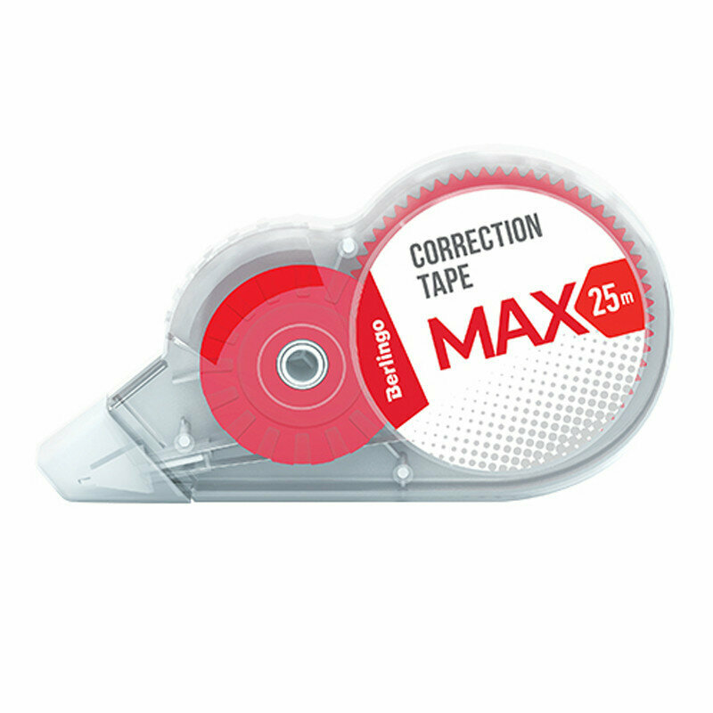 Корректирующая лента Berlingo "Max", 5мм*25м, блистер, европодвес, 277581