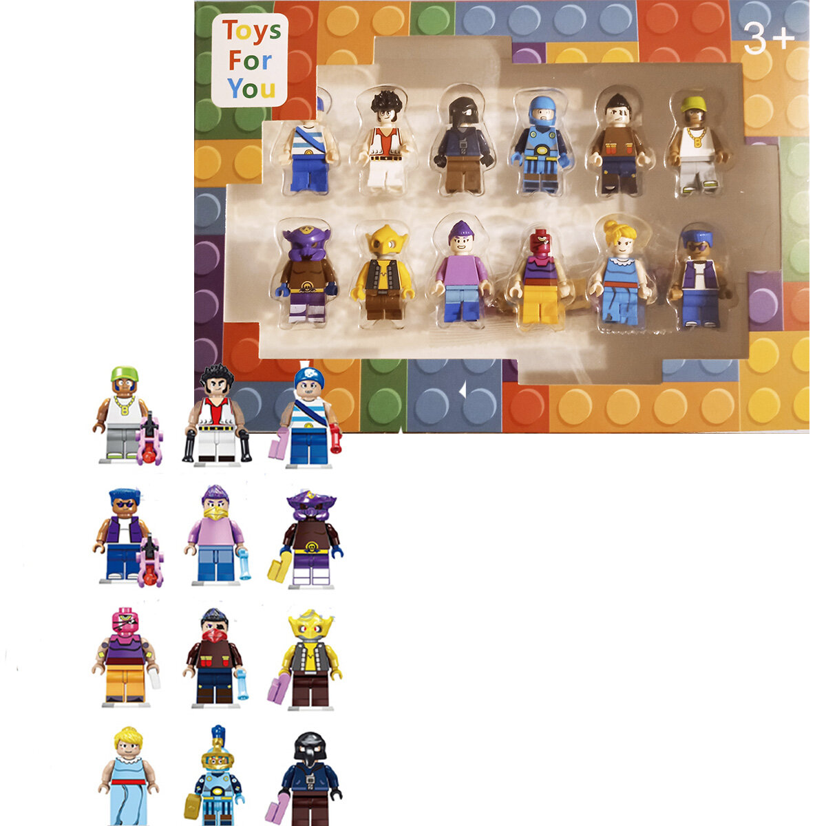 Бравел старс фигурки 12 шт джанет старс кольт шелли фэнг brawl stars игрушка эша