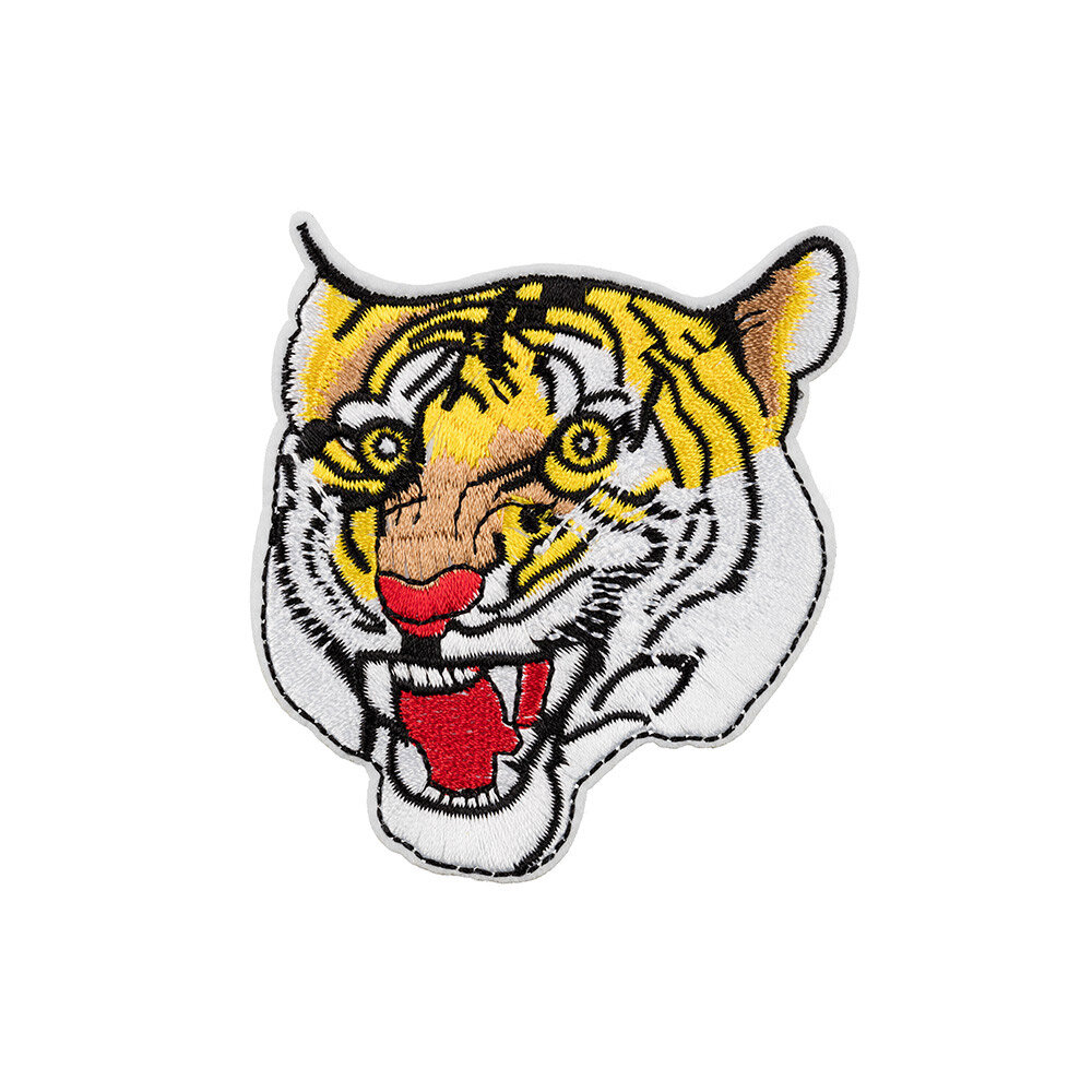 Gamma Термоаппликация L №05/5 L011 Голова тигра 8×7 см для одежды и текстиля