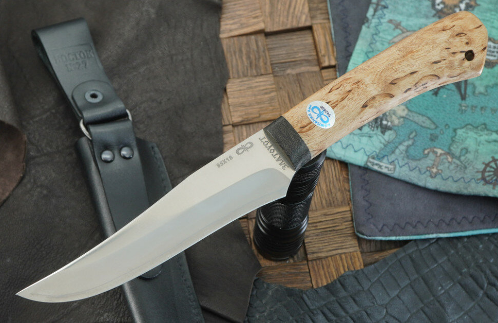 Нож с фиксированным клинком АиР Восток (95Х18, карелка)